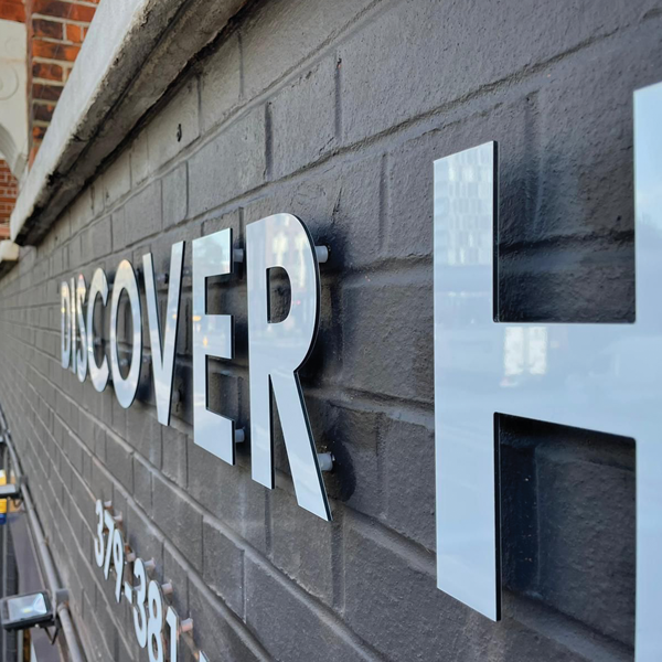 Built Up Lettering Signage Design, Install & Maintenance 🟥⬜🟦⬛